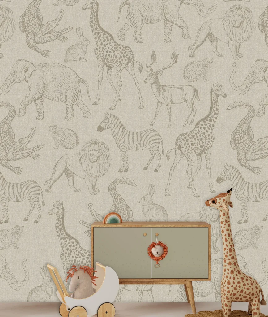Life Is A Zoo Sand Kinderbehang | Sam & Luca